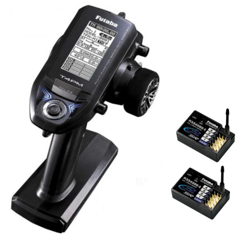 Futaba 4PM PLUS Radio + 2 x R334SBS-E receiver - FUTABA - 01000074-C1